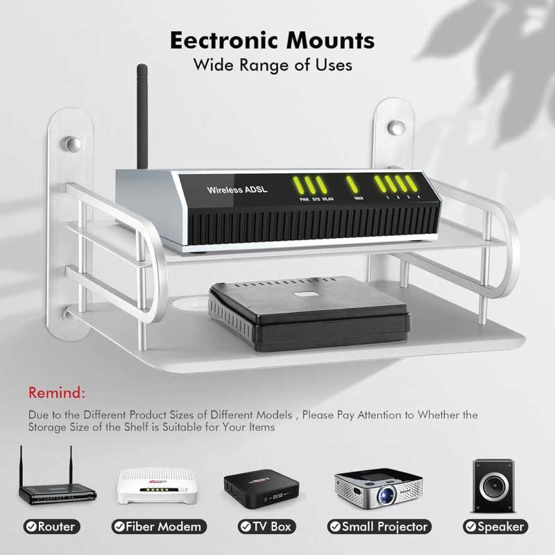 SS Wall Mounted Router Stand – Horekmal Shop